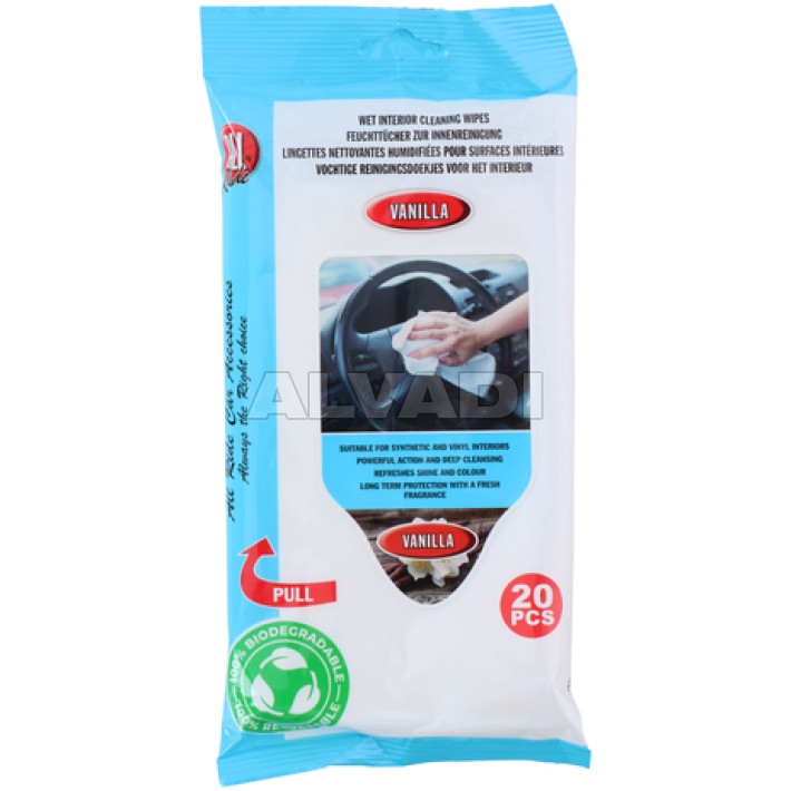 Moist interior cleaning wipes 20pcs AL55717964 - alvadi.ee